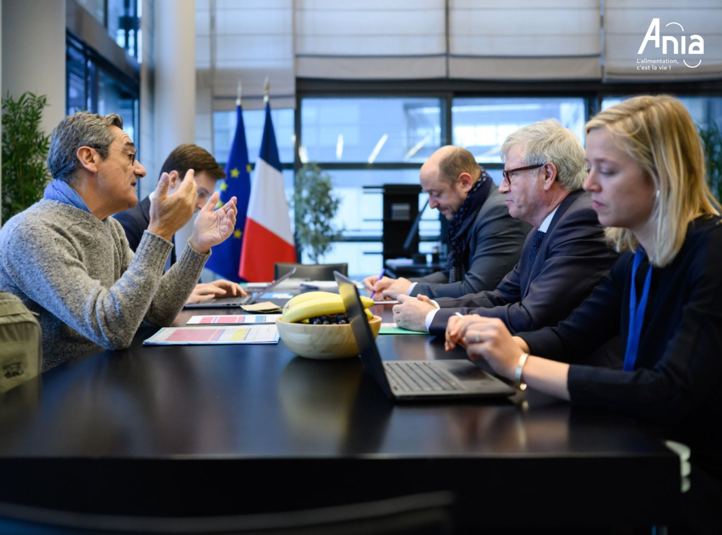 Échanges avec Serge Papin, ministre du Commerce sur les enjeux de la filière alimentaire - ANIA